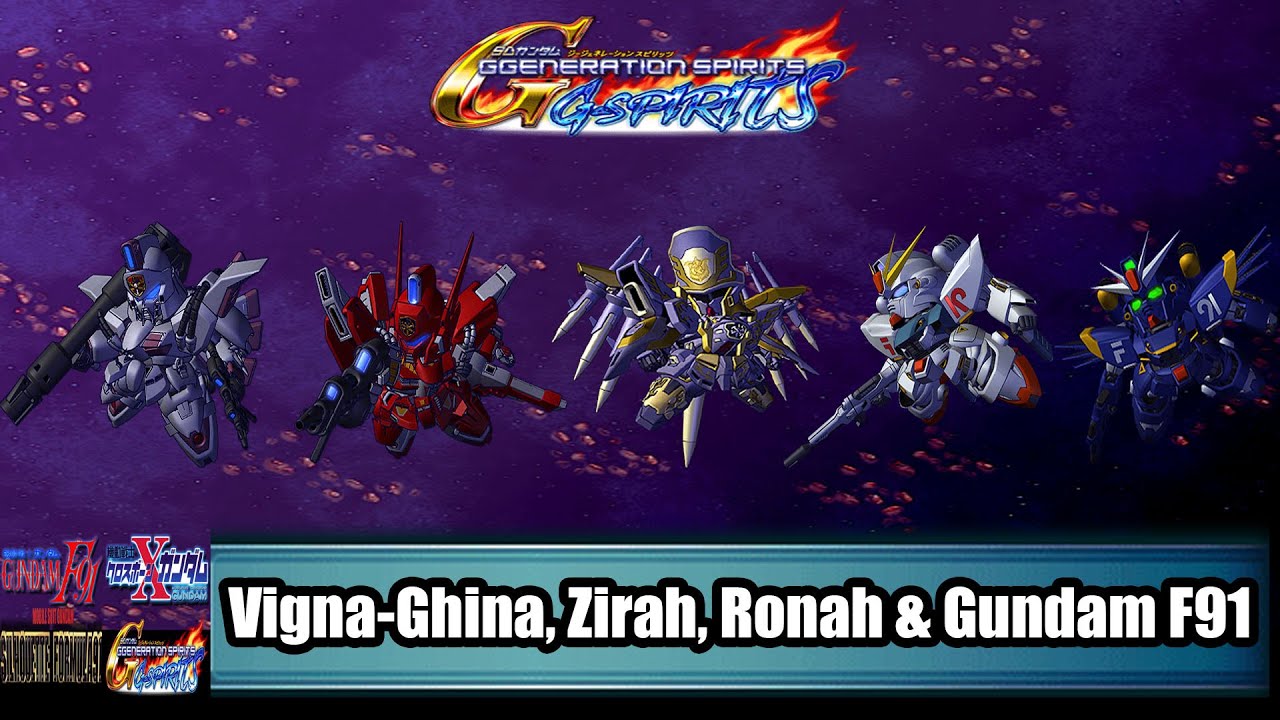 [ENG Sub]SD Gundam G Generation Spirits - Vigna Ghina, Zirah, Ronah ...
