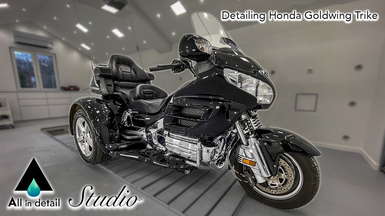 Detailing Honda Goldwing Trike - Céramique Fireball Butterfly - YouTube
