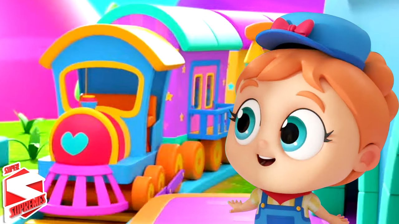 Train Song, Rolling Around The Tracks + More Vehicles Rhymes for Babies ...