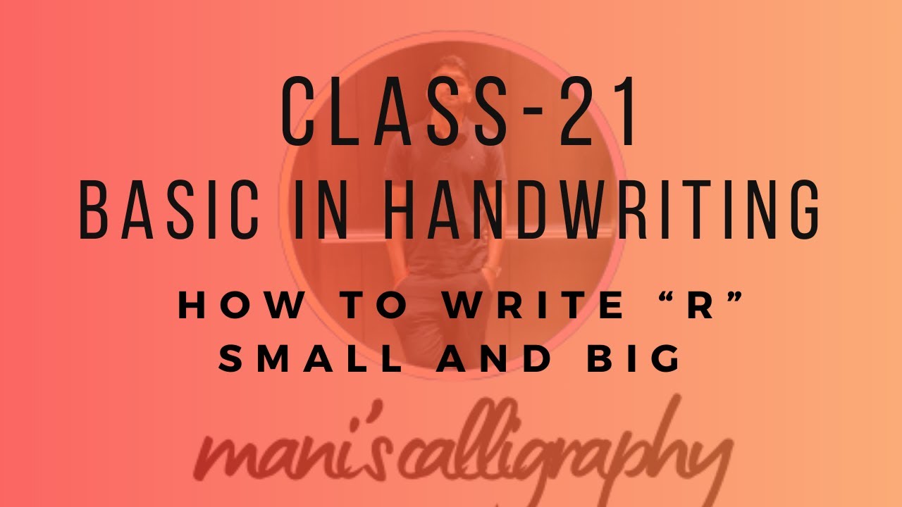 how to write r & R LOWER CASE and UPPERCASE ) EASILY IN 5 MINS - CLASS ...