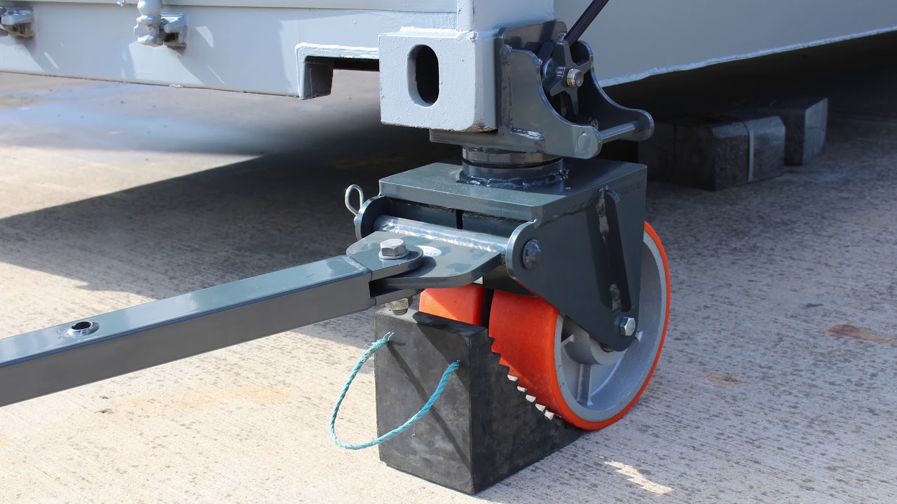 Shipping Container Castors - Made in the UK - YouTube
