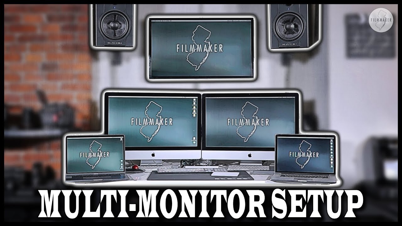 MULTI-MONITOR SETUP EXPLAINED!! (Multi-Screen Editing) - YouTube