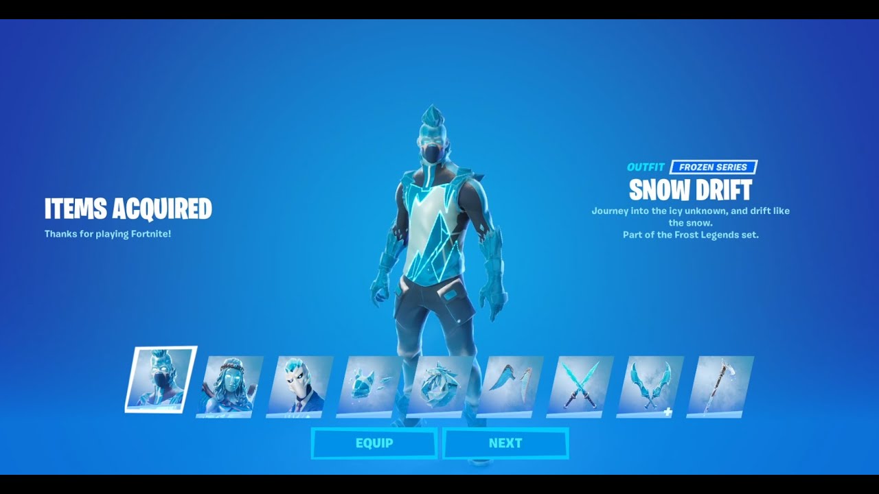 Frost Legends Pack er i Itemshoppen i dag - Dansk Fortnite - YouTube