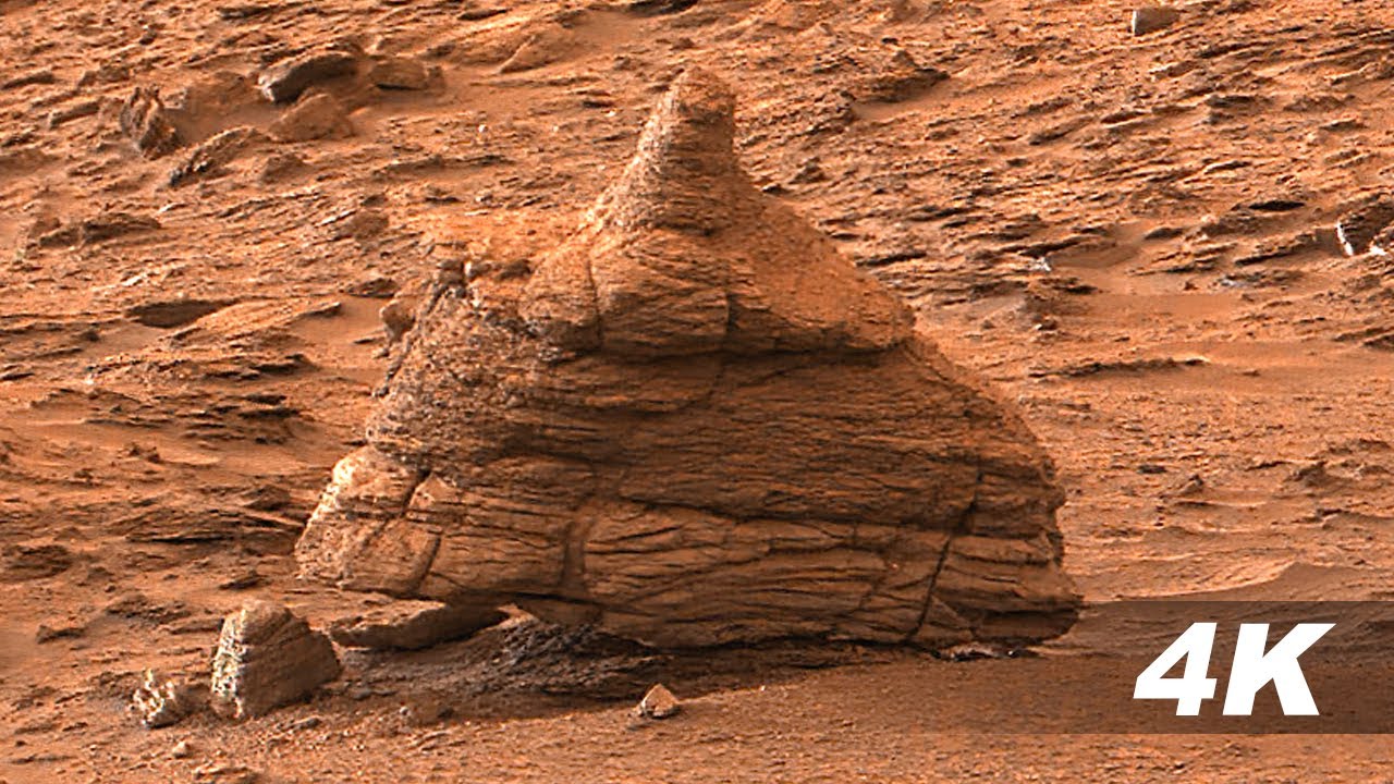 Mars Rover Curiosity en Marte - Sol 3507 - 4K - YouTube