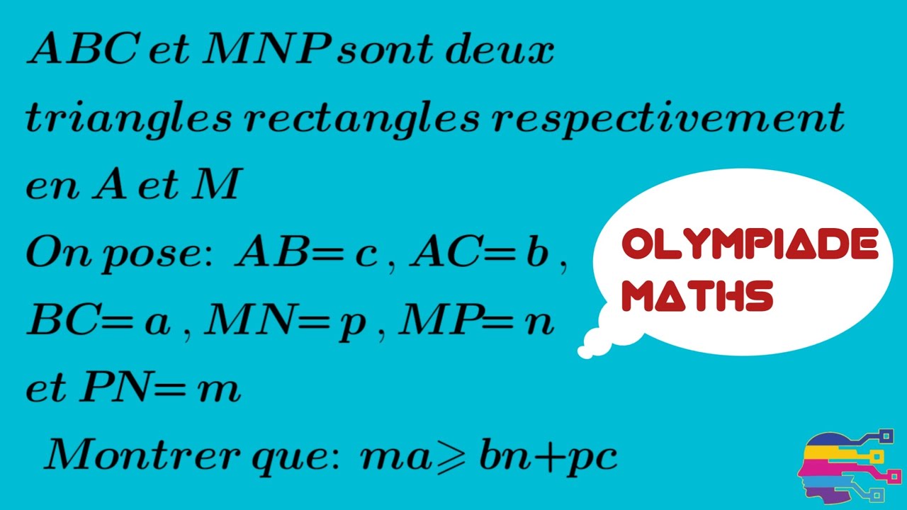 Olympiade maths pour le tronc commun *géométrie*. - YouTube