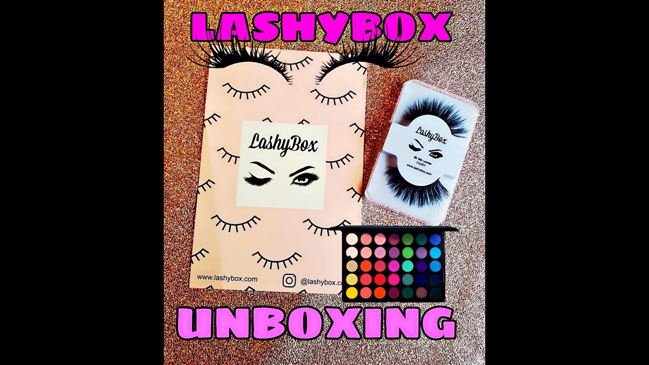LASHYBOX | NOVEMBER LASHYBOX UNBOXING | ABSOLUTELY BLESSED - YouTube