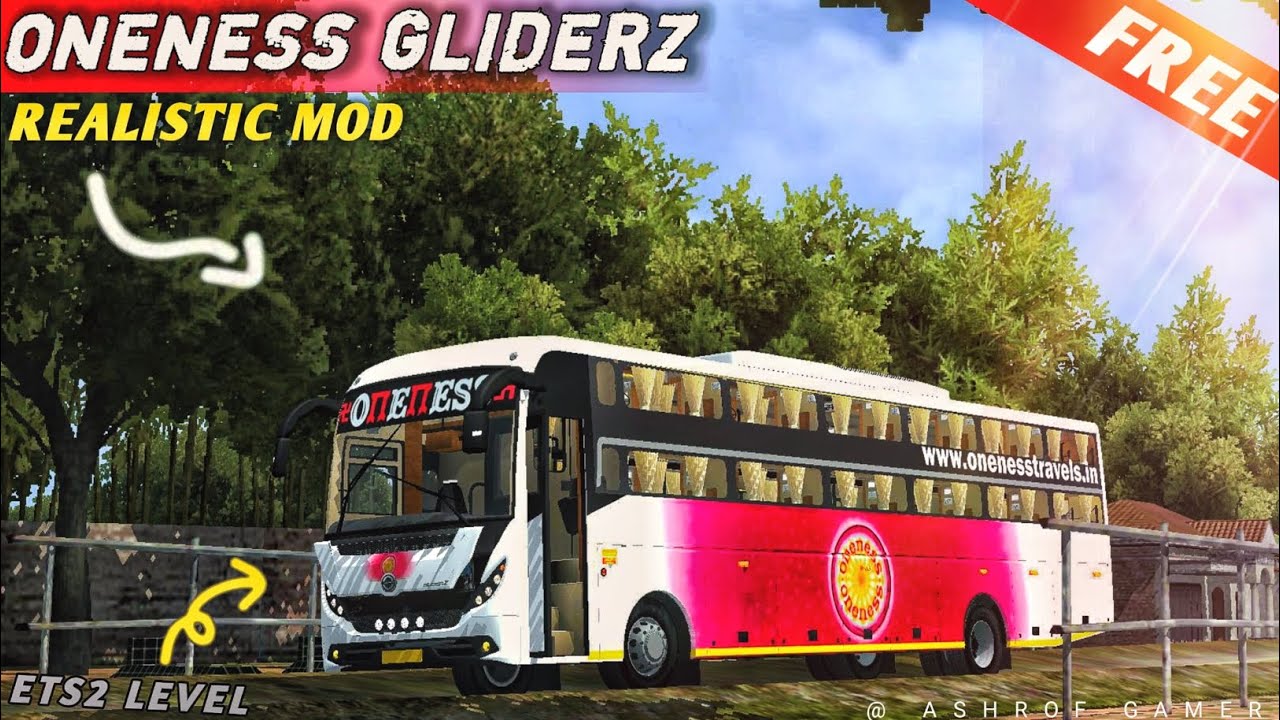 New ONENESS MG GLIDERZ SLEEPER BUS MOD For Bussid😍New Bus Mod For ...