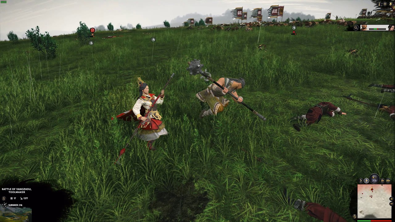 Xu Chu vs Sun Ren - Total War Three Kingdoms Duel - YouTube