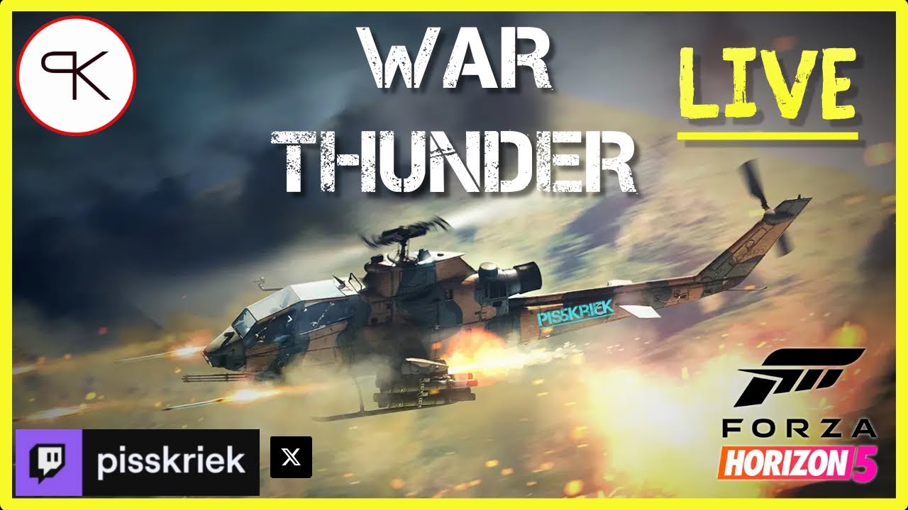 ☢️WAR THUNDER & RUST & FH5☢️ #pisskriekgaming #warthunder #streamer #gamer #twitch #gaijin #rust ...