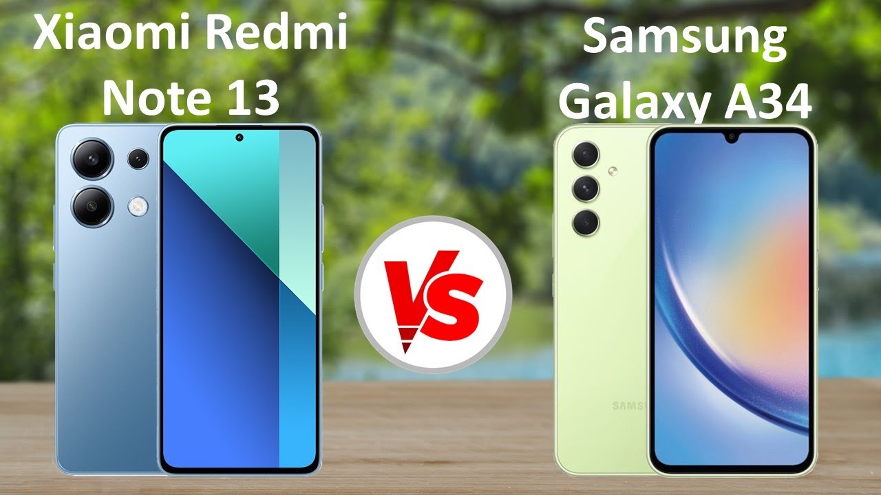 Xiaomi Redmi Note 13 5G vs Samsung Galaxy A34 5G - YouTube
