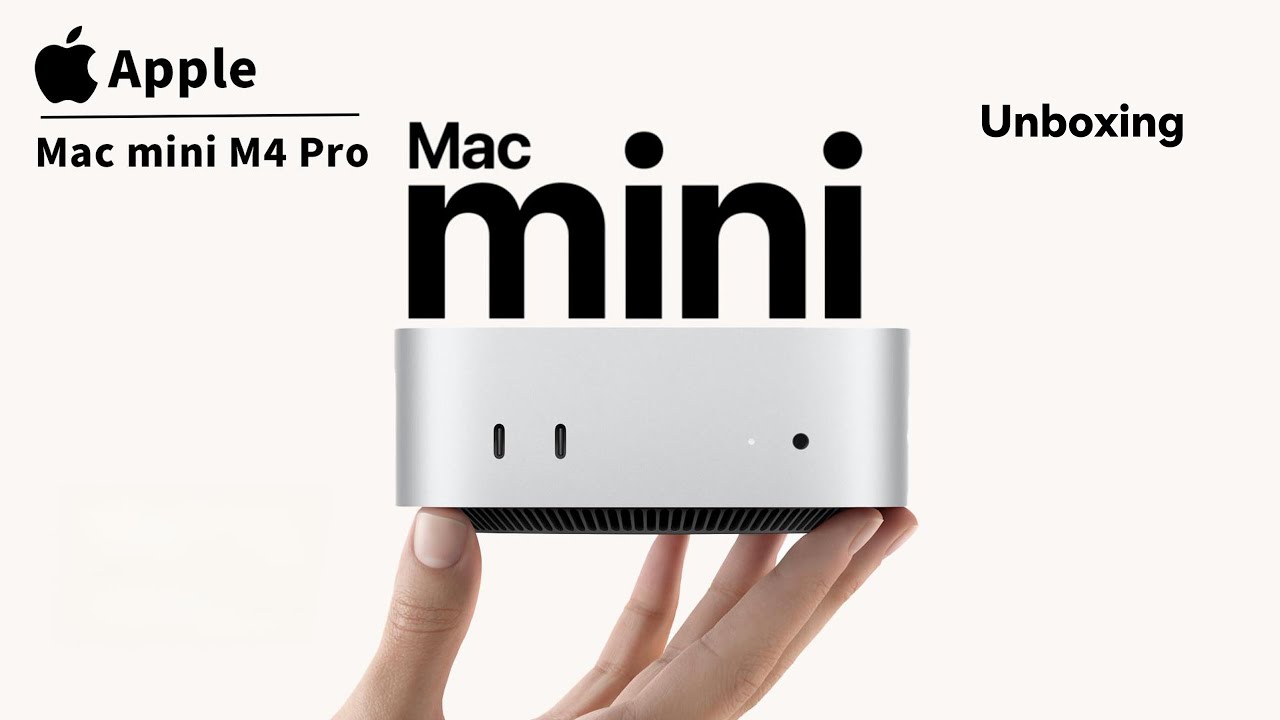 Unboxing of Mac mini M4 Pro - YouTube
