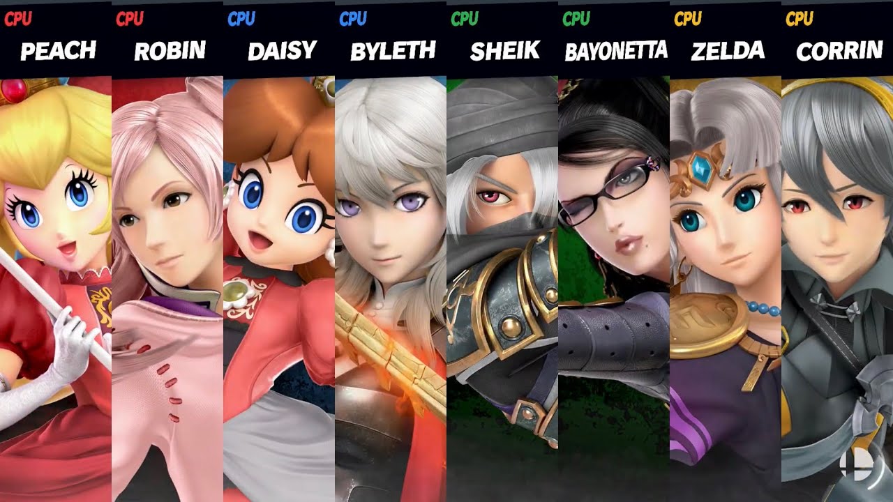 Super Smash Bros. Ultimate - Raphael Hamato’s Girls Team Battle in New ...