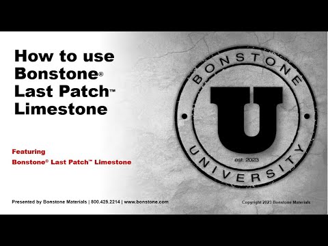 How to use Last Patch Limestone - YouTube