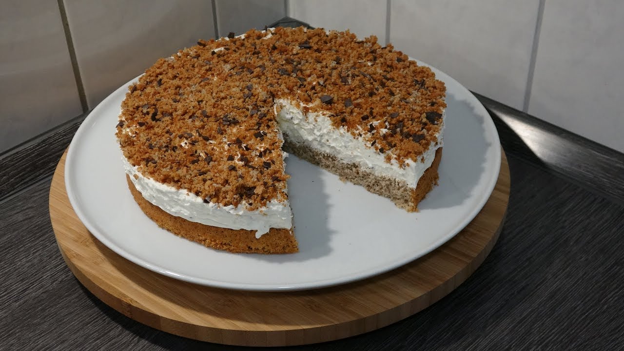 FINDIKLI KREMALI PASTA TARIFI - YouTube