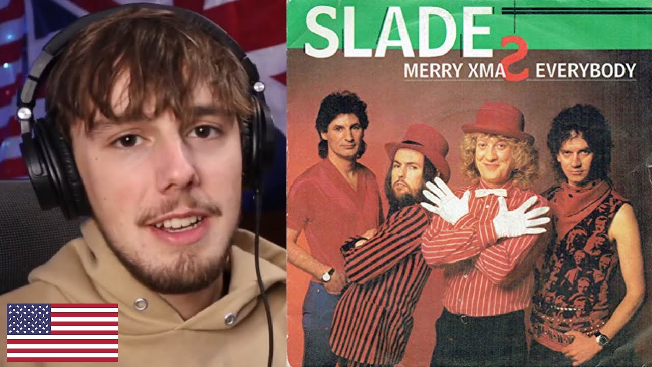 American Reacts to Slade - Merry Christmas Everybody! - YouTube