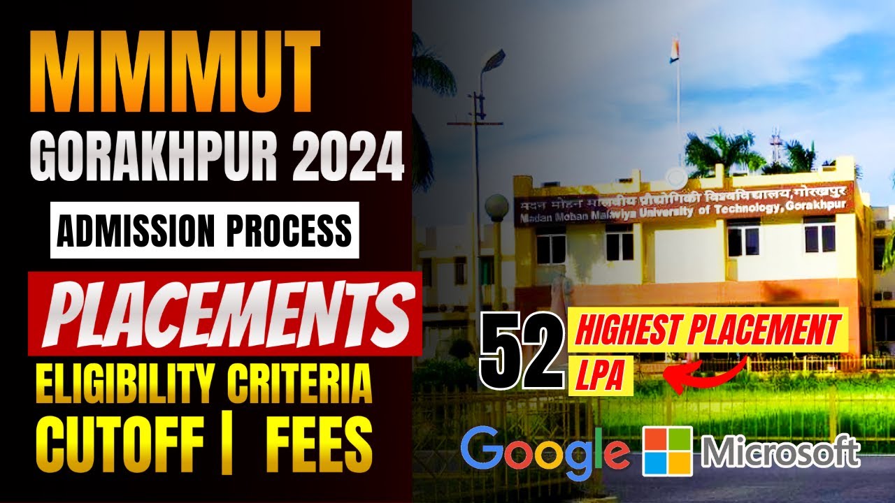 MMMUT Gorakhpur Admission process 2024 | MMMU Gorakhpur Expected Cut off 2024 | Campus Feedback ...