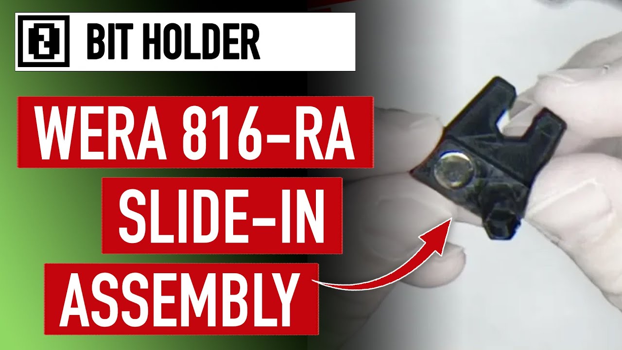 Magnetic Bit Holder - Wera 816 RA slide-in assembly - YouTube