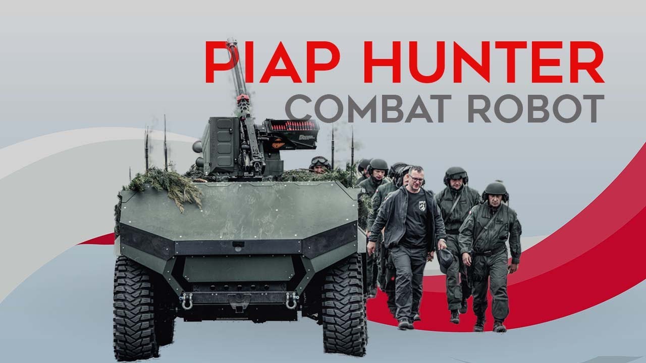 Polish Piap Hunter UGV - Field Test For Combat Purposes - YouTube