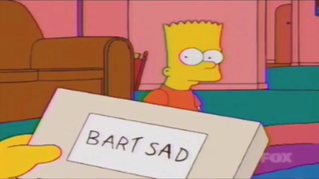 Bart Simpson Sad(Jocelyn Flores) - YouTube