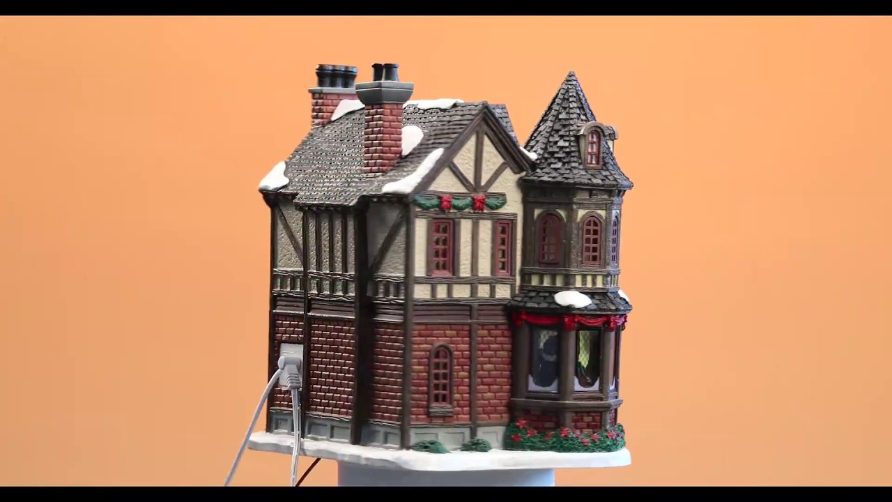 Lemax Scrooge'S Manor (75191) - Wishpel-Village - YouTube
