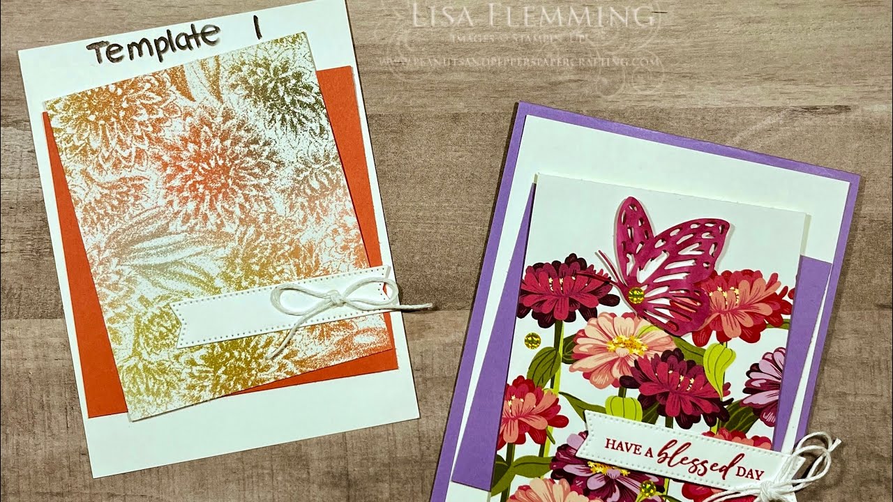 Template Tuesday - Stampin’ Up! Card Template # 1 - YouTube