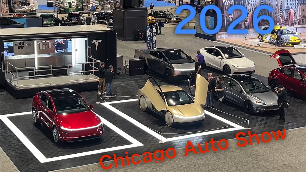 Tesla walkthrough at the 2026 Chicago Auto Show! #CAS2026 #tesla - YouTube