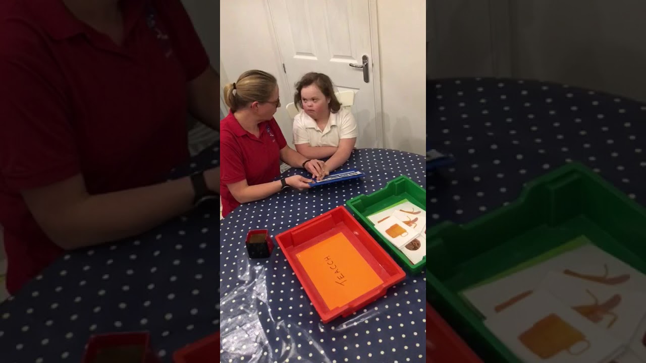 TEACCH - example of TEACCH Tray activity - YouTube