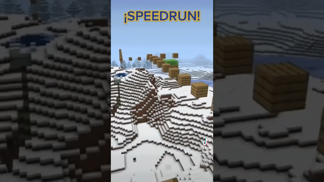 SPEEDRUN MINECRAFT TIKTOK #shorts - YouTube