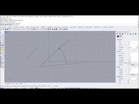 Rhino Rotate Reference Command Rhino Plus plug-in - YouTube