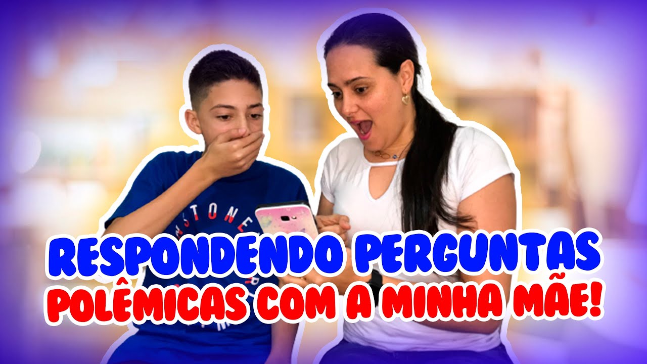 RESPONDENDO PERGUNTAS POLÊMICAS COM MINHA MÃE - Victor Lisboa - YouTube