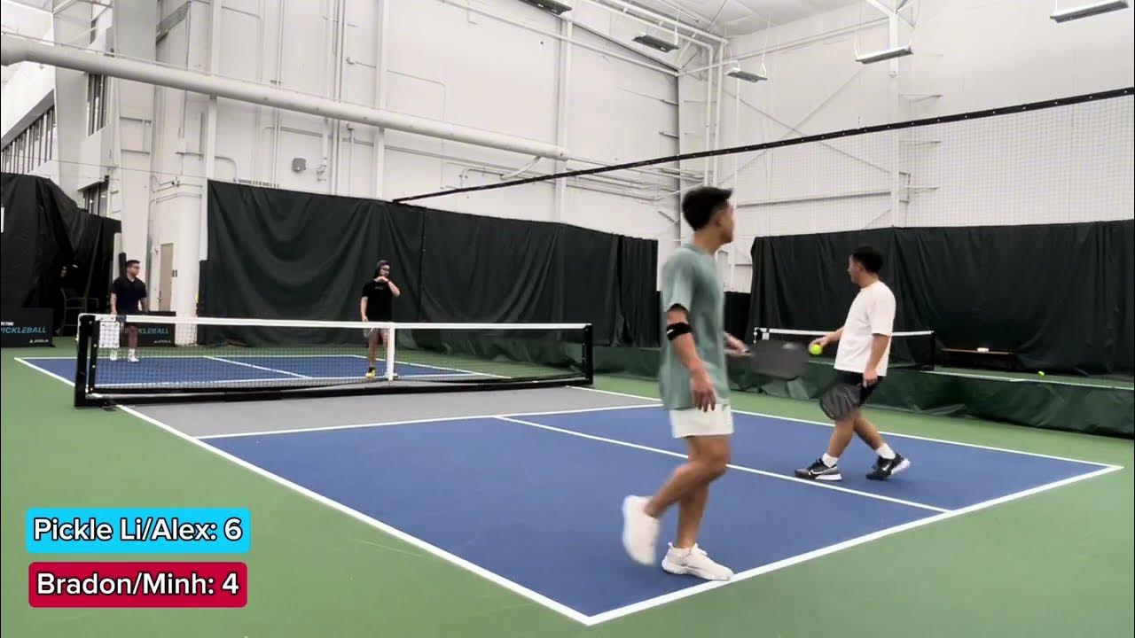 Intense 4.5+ series rubber match (4.5+ Pickleball) - YouTube
