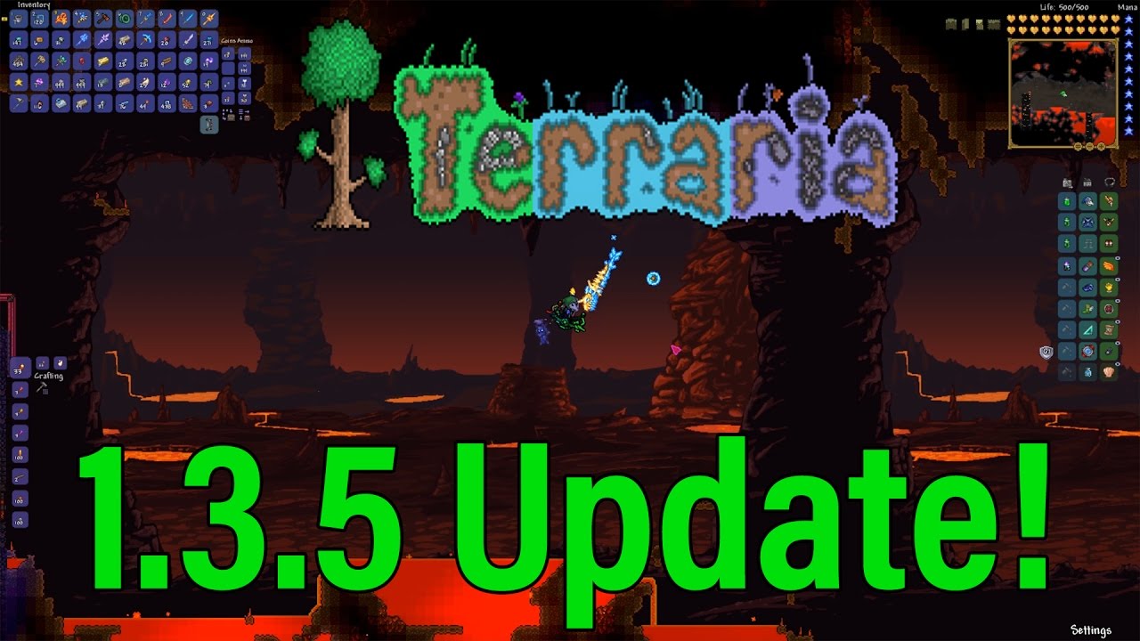 Terraria 1.3.5 Update! - YouTube