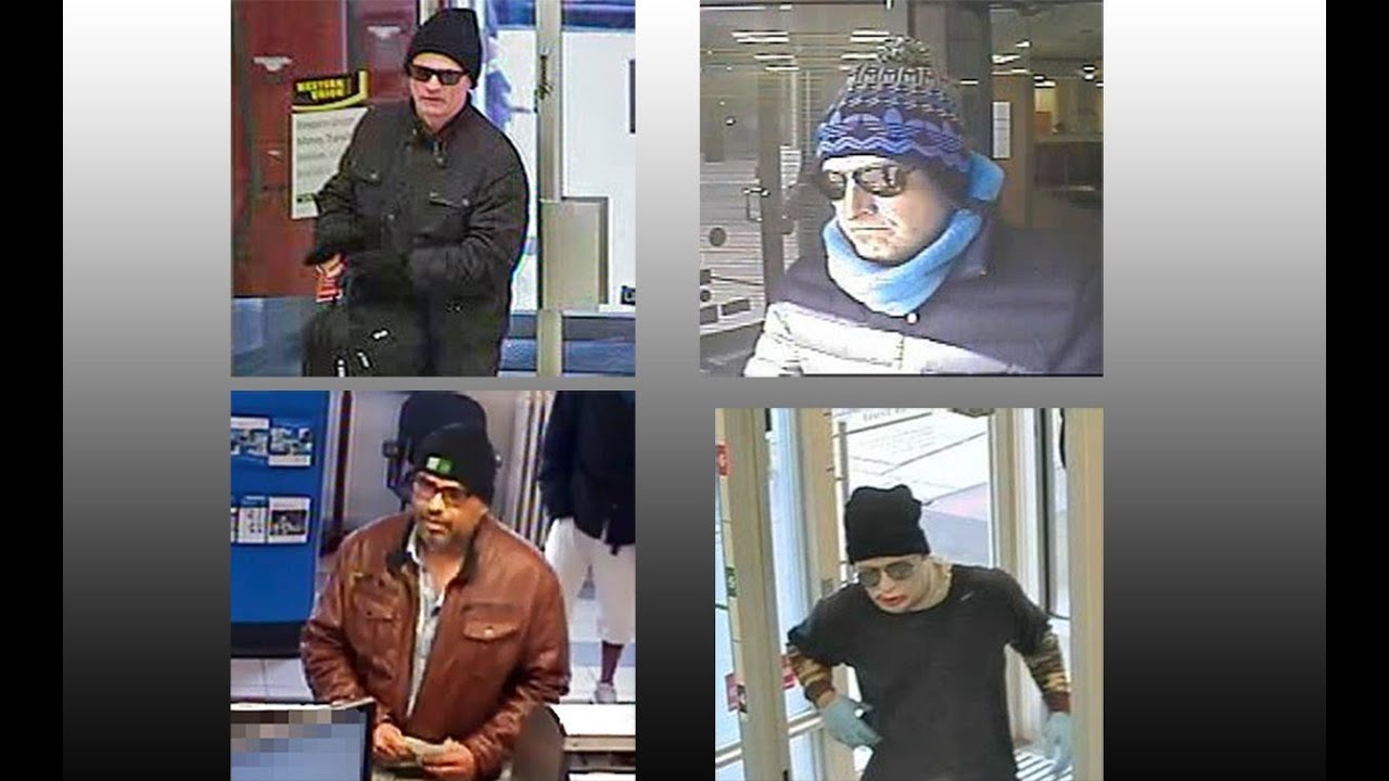4 Bank Robbery Suspects to ID By @TorontoPolice Hold Up Squad - YouTube