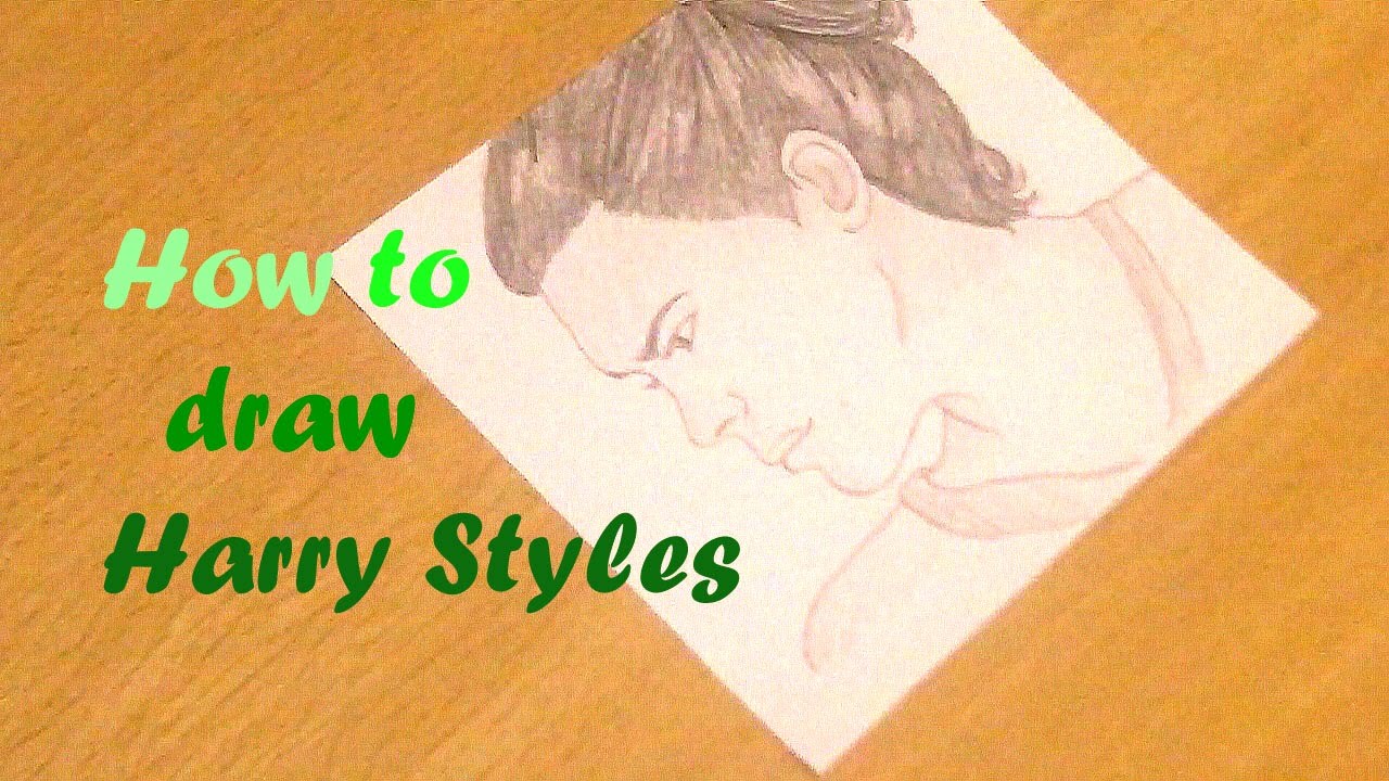 Drawing Tutorial | Draw Harry Styles (One Direction) - YouTube