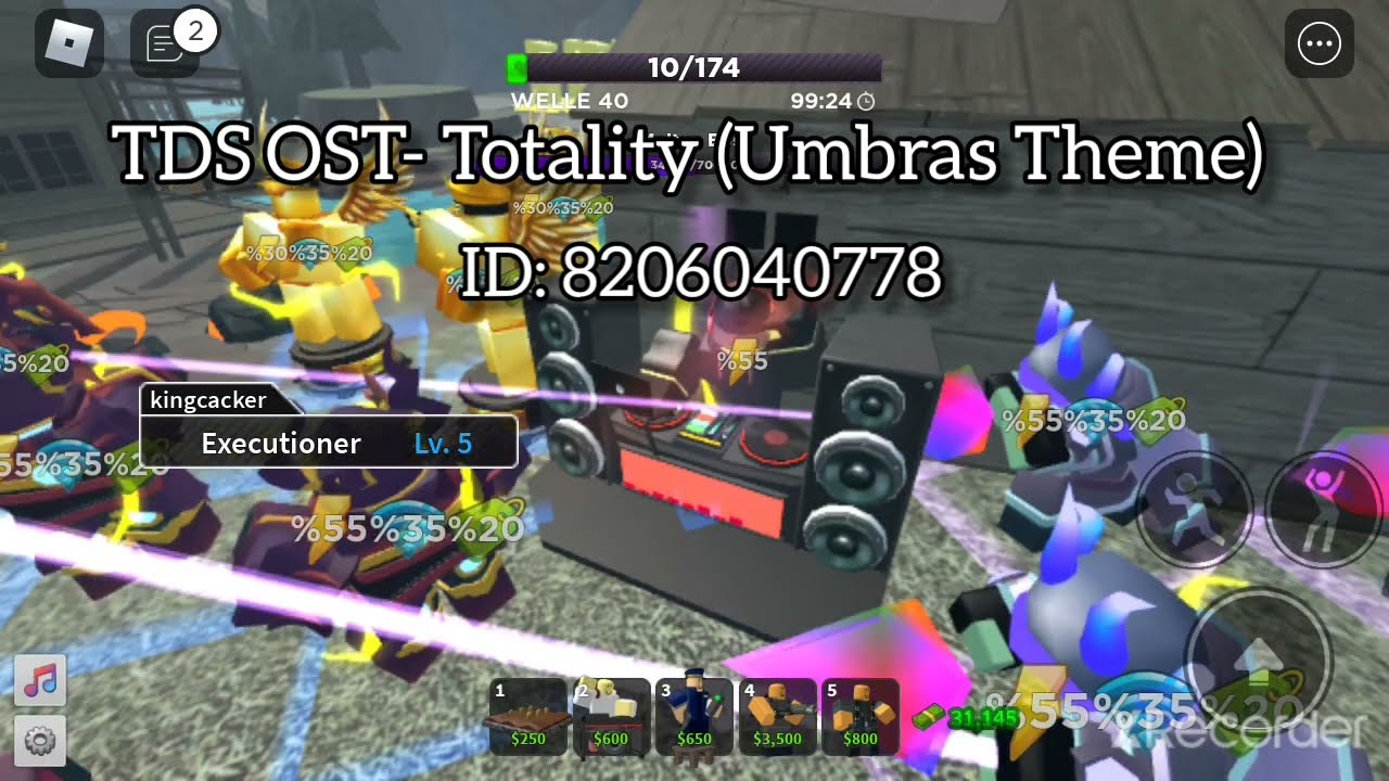 Roblox Music ID TDS OST - Totality (Umbra Theme) - YouTube