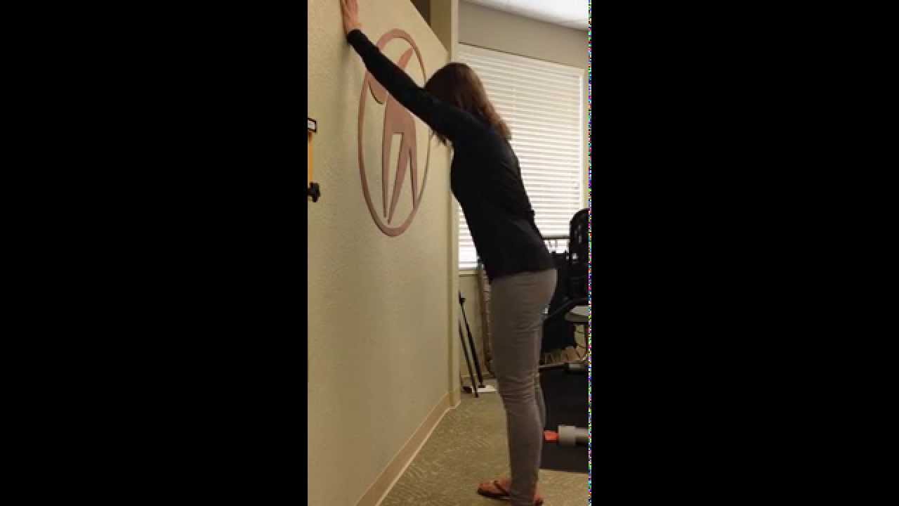 Closed chain shoulder mobility - YouTube