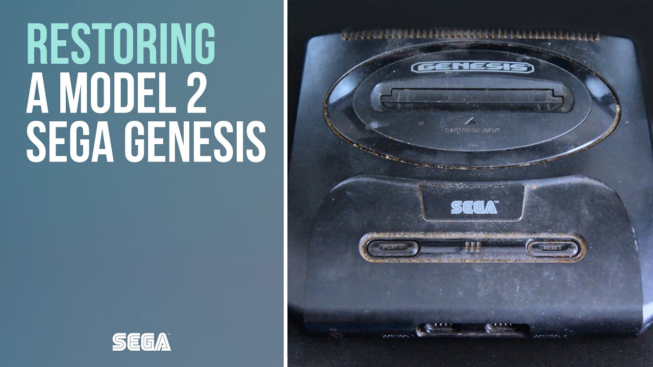 Restoring an Old Sega Genesis (Model 2) - Console Restoration - YouTube