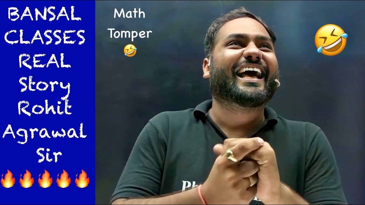 🔥Rohit Agrawal sir Bansal classes Real math story | MATH TOPPER RA sir | RA family ️ - YouTube
