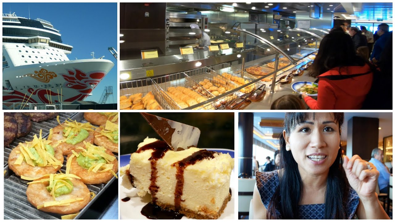 NCL Lunch Buffet 250+ Items on Norwegian Joy (4K) - YouTube