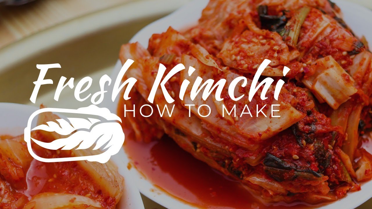 Quick and Easy Fresh Kimchi - Kimchi Cure for COVID 19? - YouTube