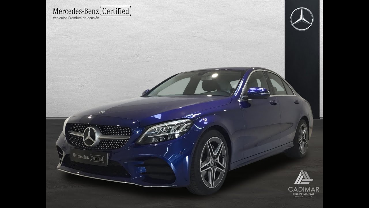 MERCEDES-BENZ CLASE C 200 AZUL BRILLANTE, 9G-TRONIC, AMG LINE EXTERIOR ...