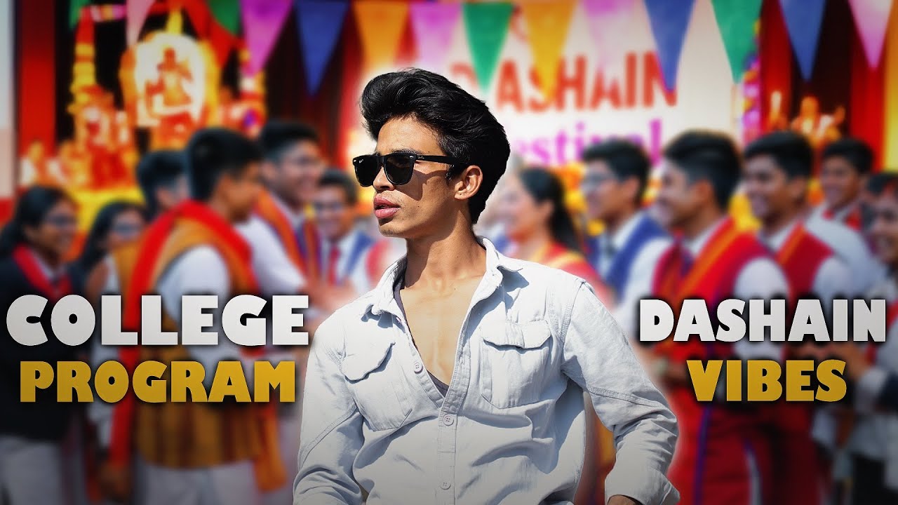 Dashain Vibes at College | Greetings Exchange Program - YouTube