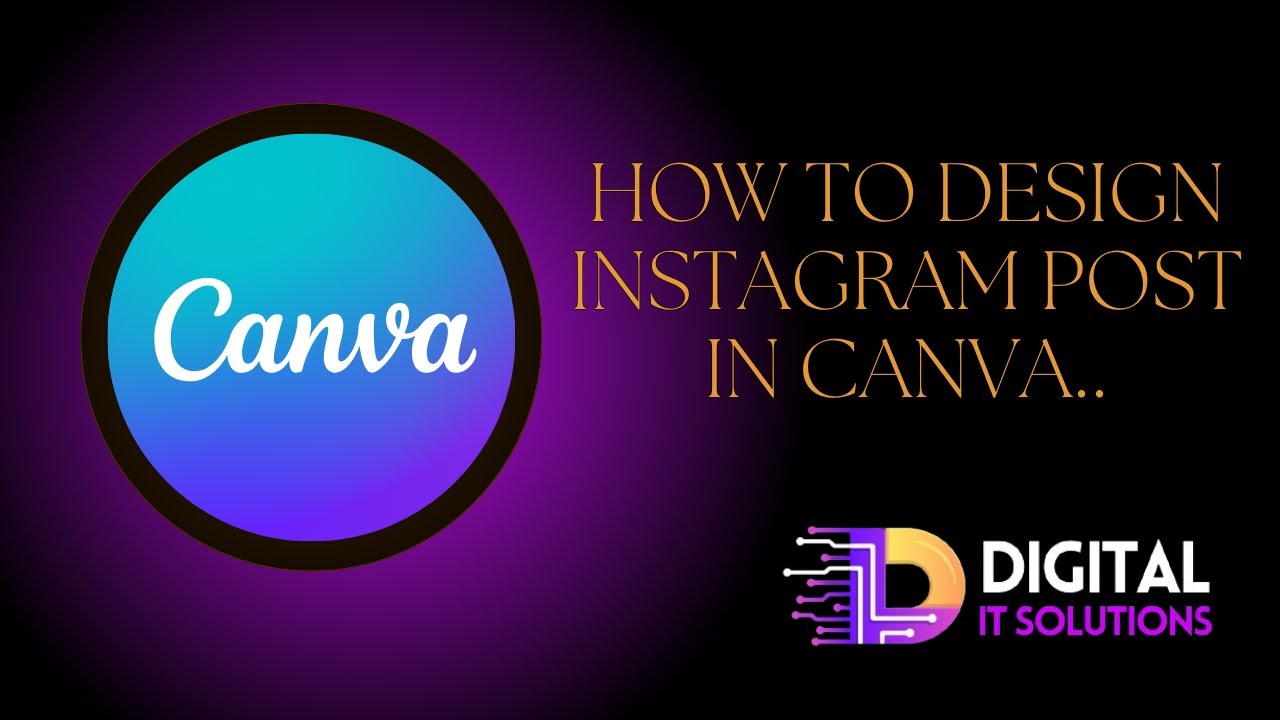 How to Design Instagram Post with Canva? | Canva Tutorial | Canva me ...