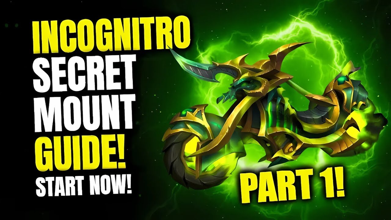 PART 1: Incognitro Mount Guide | How To Get Incognitro Felcycle Mount ...