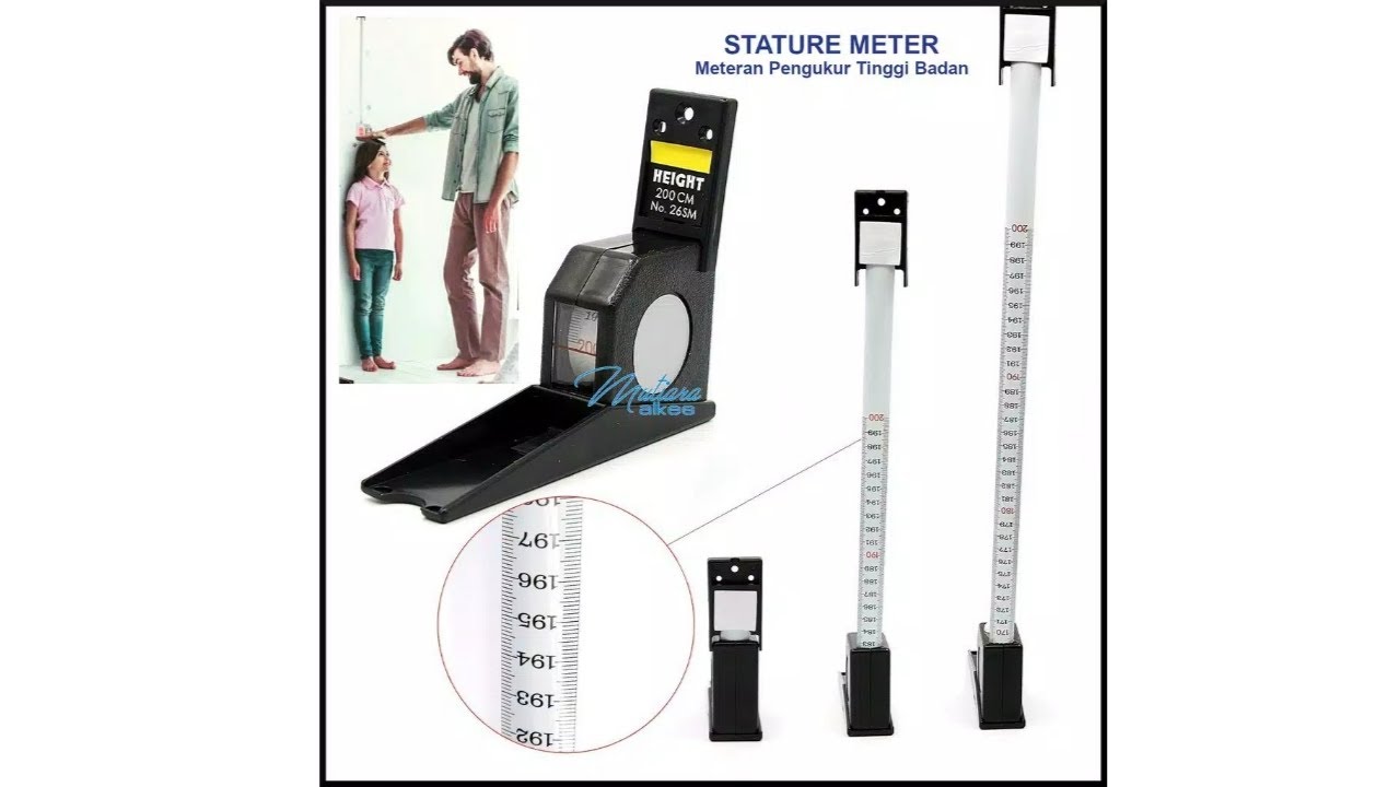 Stature Meter / Statur / Meteran / Pengukur Tinggi Badan || Unboxing ...