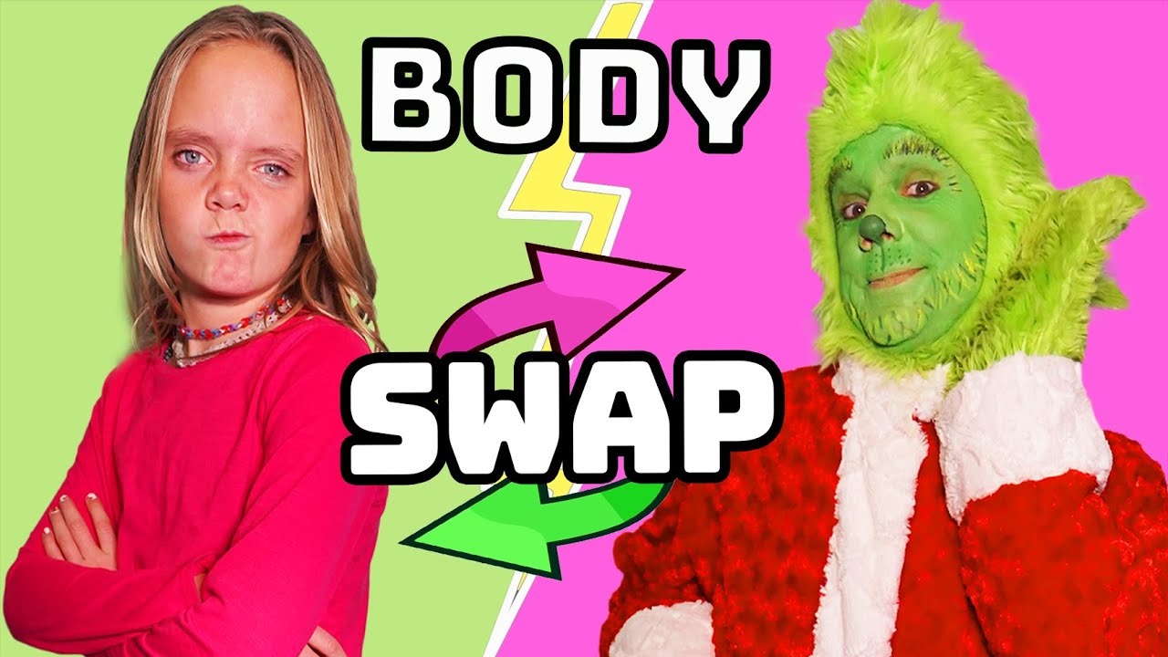 Body Swap! Jazzy and The Grinch Swap Bodies! Jazzy from Kids Fun TV ...