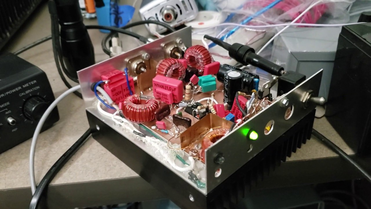100 watt linear amplifier for 630 meters part 14 - YouTube