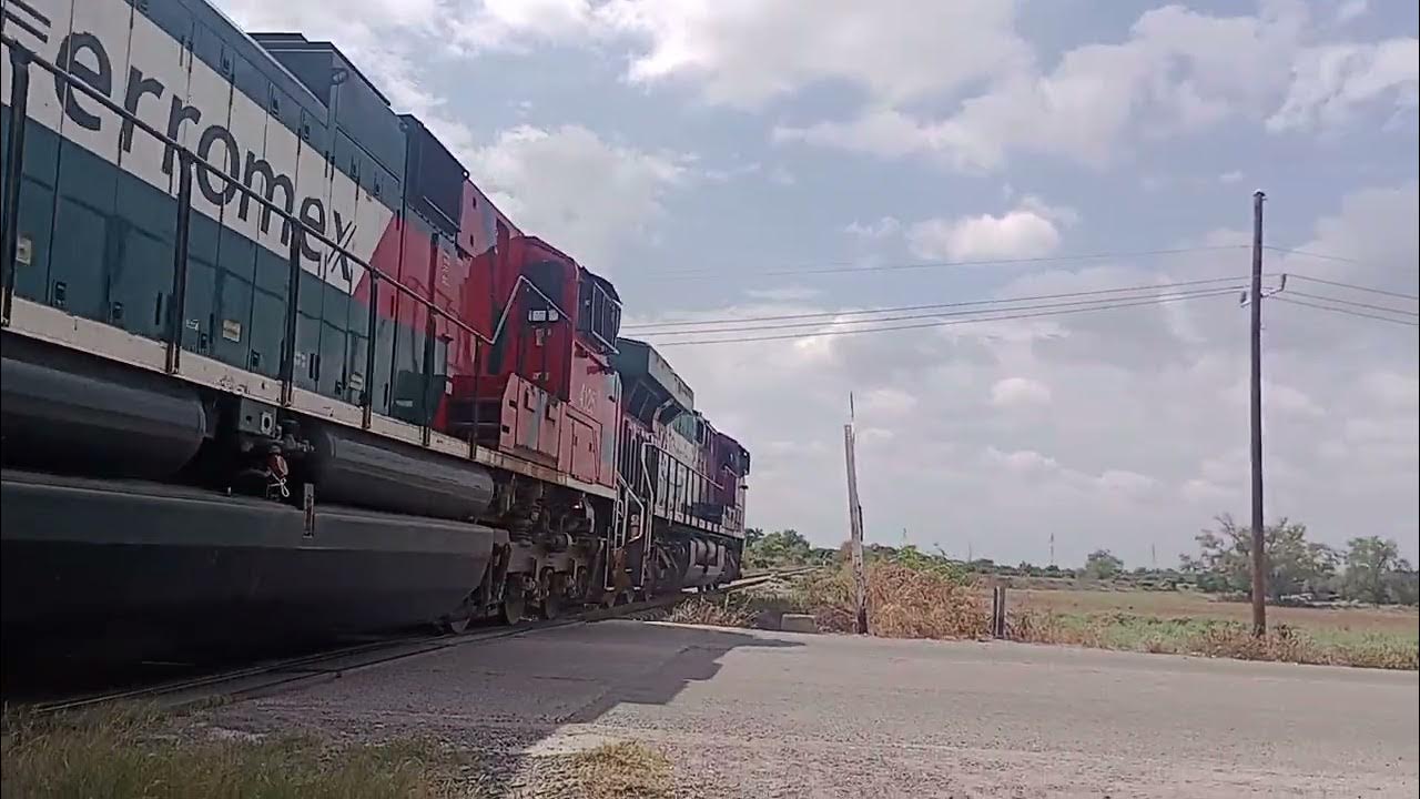 a todo motor Intermodal México Mexicali FXE 4675 FXE 4125 Rumbo Norte - YouTube