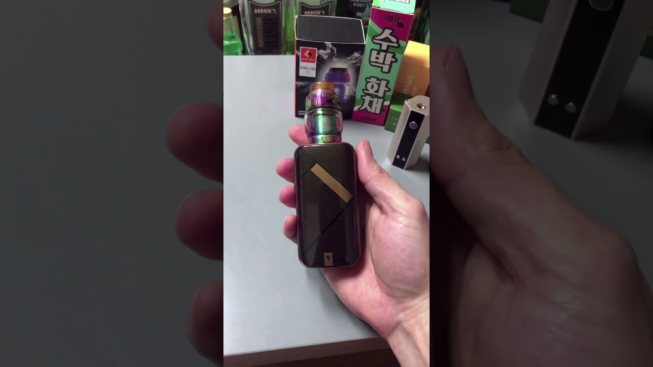 A new vape setup for a new mod (베이포레소 럭스2) - YouTube