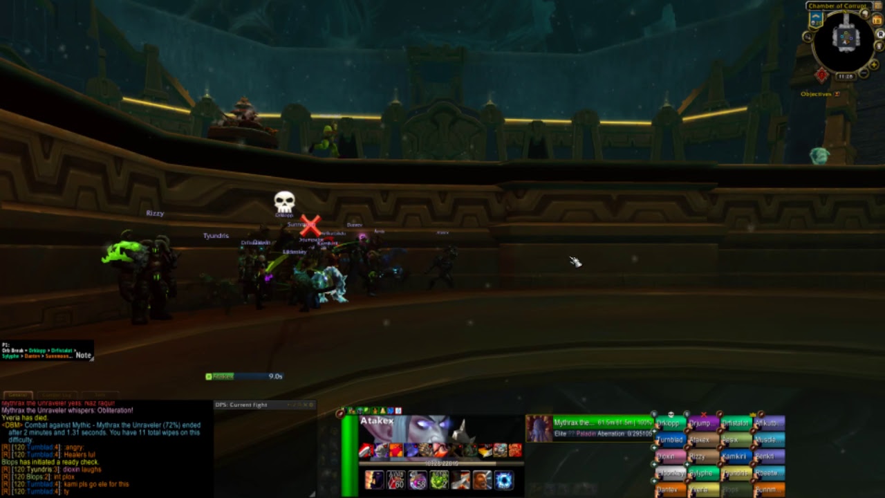 Xepherial in World of Warcraft: Mythrax progression. - YouTube